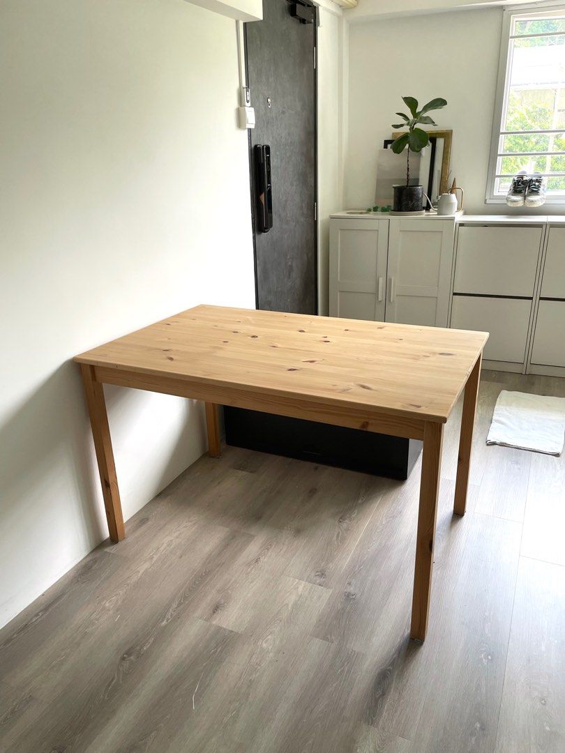 IKEA Ingo Pine Table, Furniture & Home Living, Furniture, Tables & Sets ...