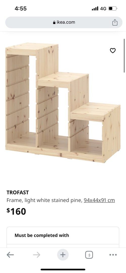 IKEA Trofast, Furniture & Home Living, Furniture, Shelves, Cabinets ...