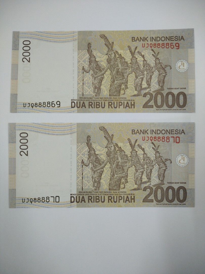 Indonesia 2000 RUPIAH UNC, Hobbies & Toys, Collectibles & Memorabilia ...