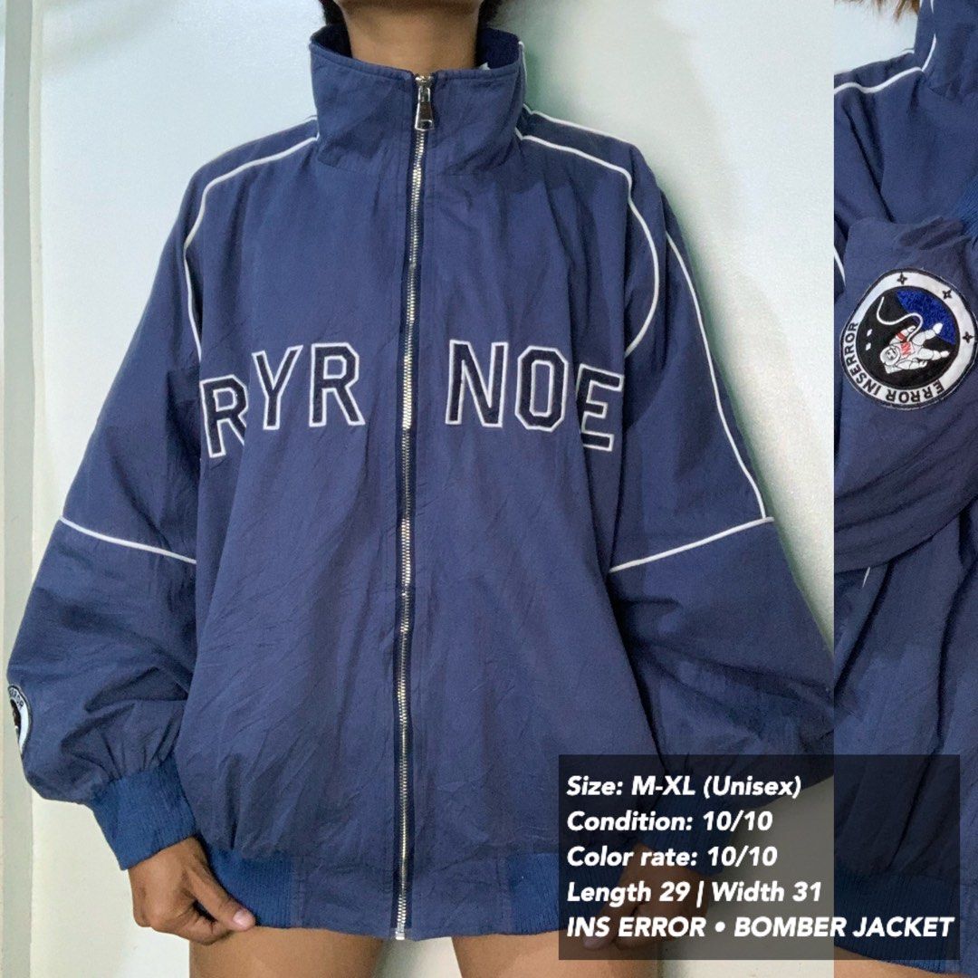 INS ERROR BOMBER JACKET, Men's Fashion, Coats, Jackets and Outerwear on ...