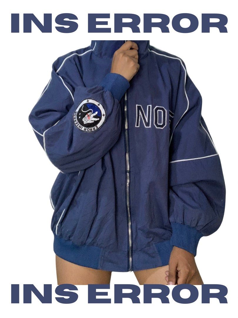 INS ERROR BOMBER JACKET, Men's Fashion, Coats, Jackets and Outerwear on ...