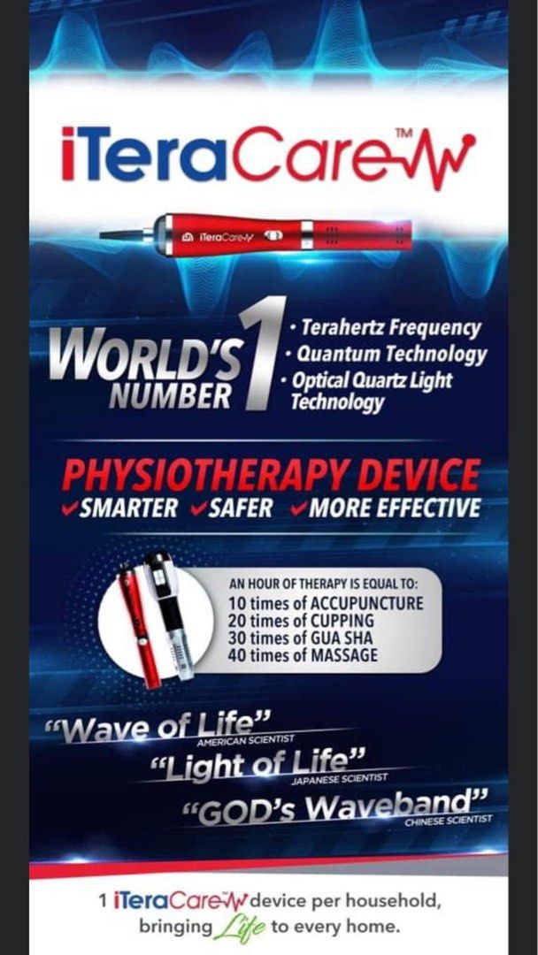 IteraCare Therapy Device, Health & Nutrition, Massage Devices on Carousell