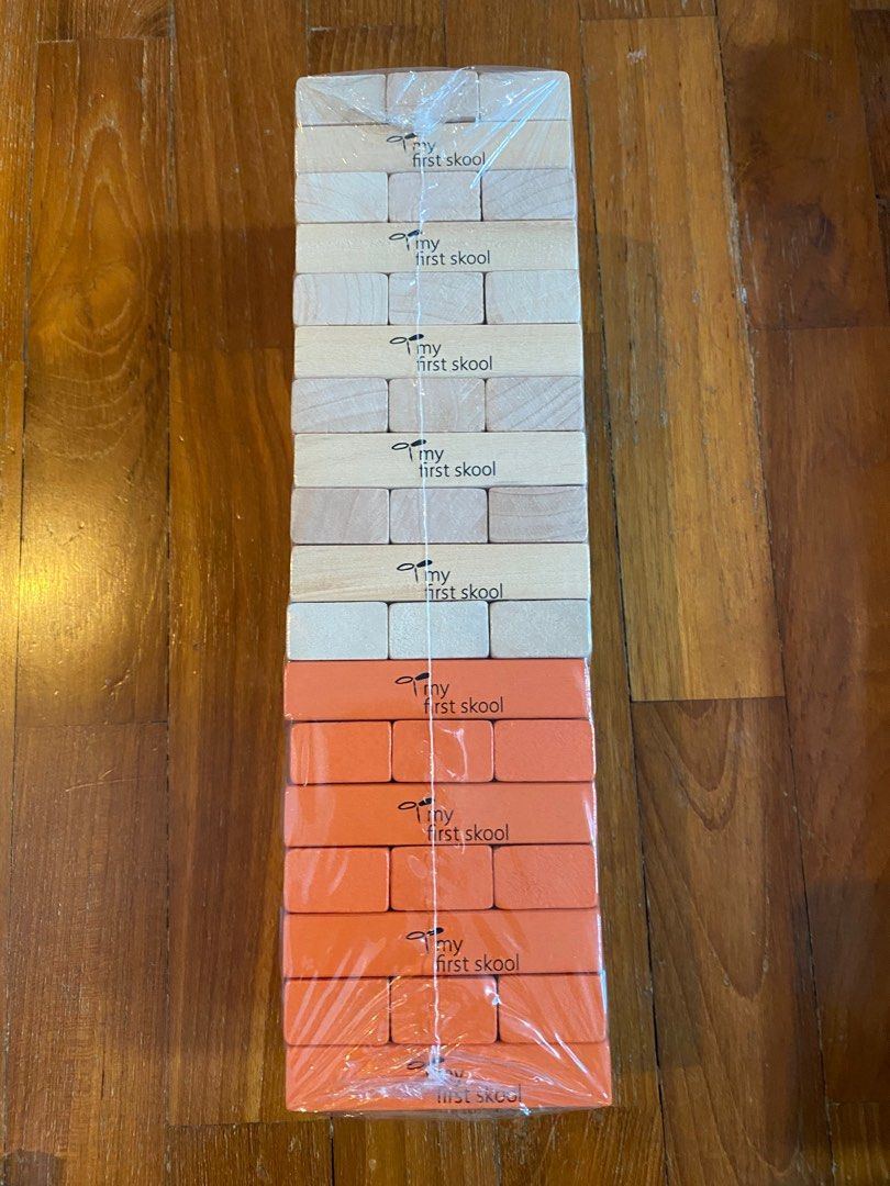 Jenga with picture and word, Hobbies & Toys, Toys & Games on Carousell