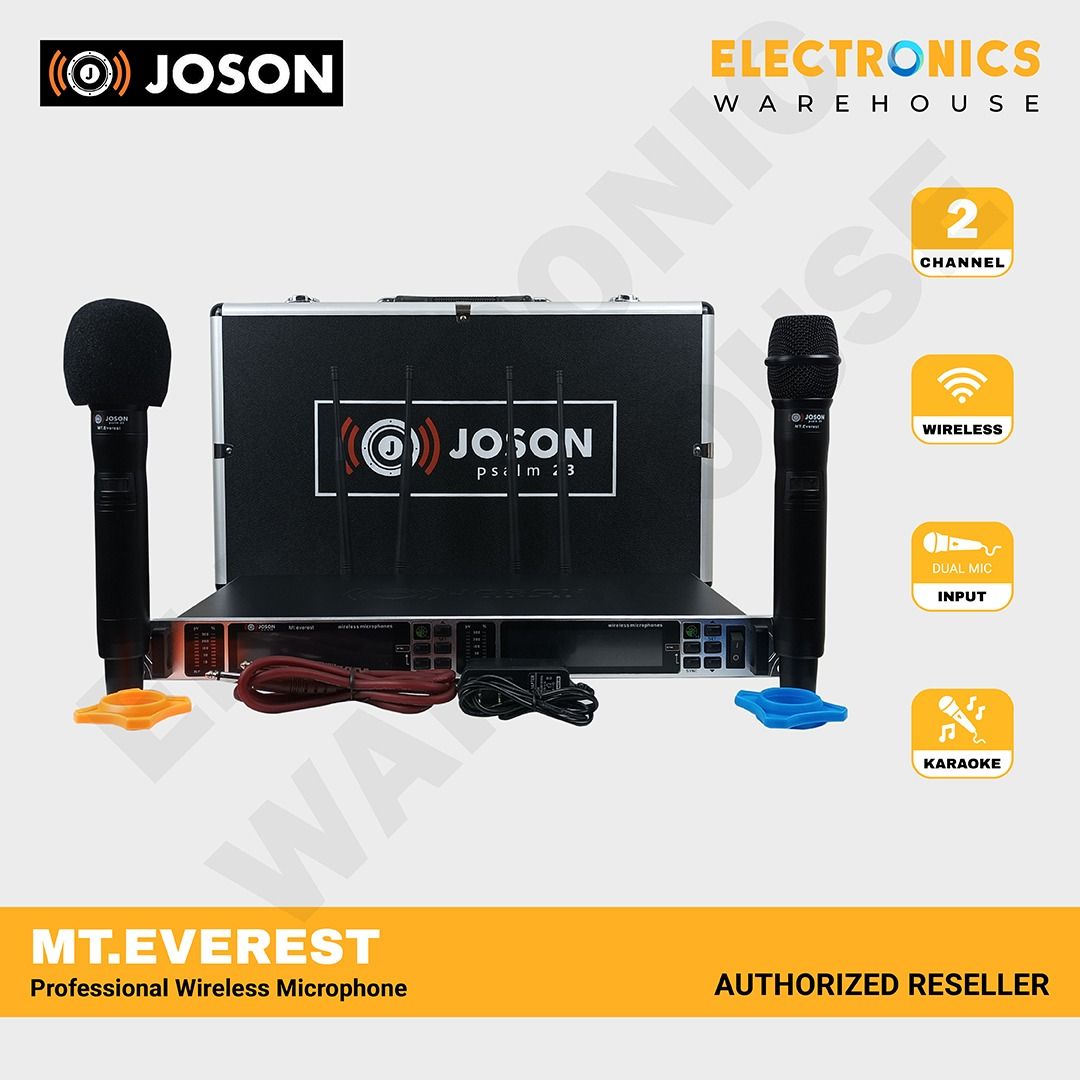 Joson MT.Everest Professional Wireless Microphone, Reliable ...