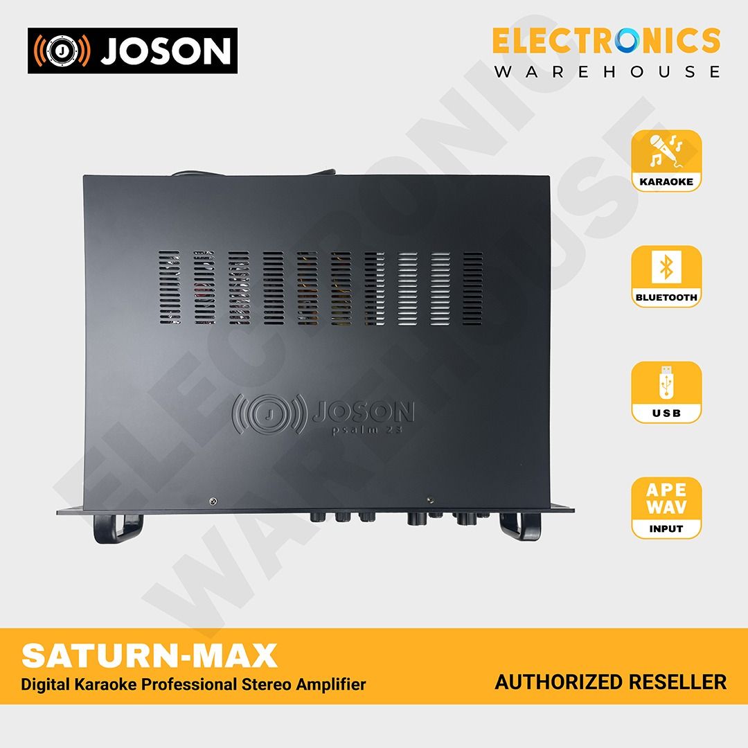 Joson SATURN-MAX Digital Karaoke Professional Stereo Amplifier, Audio ...