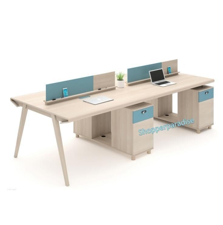 JY 010 Executive Workstation w bevel edge design, Workstations w fixed ...