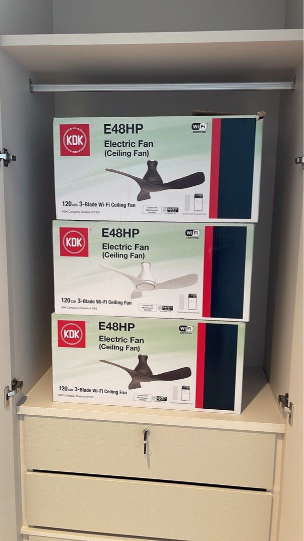 KDK Ceiling fan E48HP, Furniture & Home Living, Lighting & Fans, Fans ...