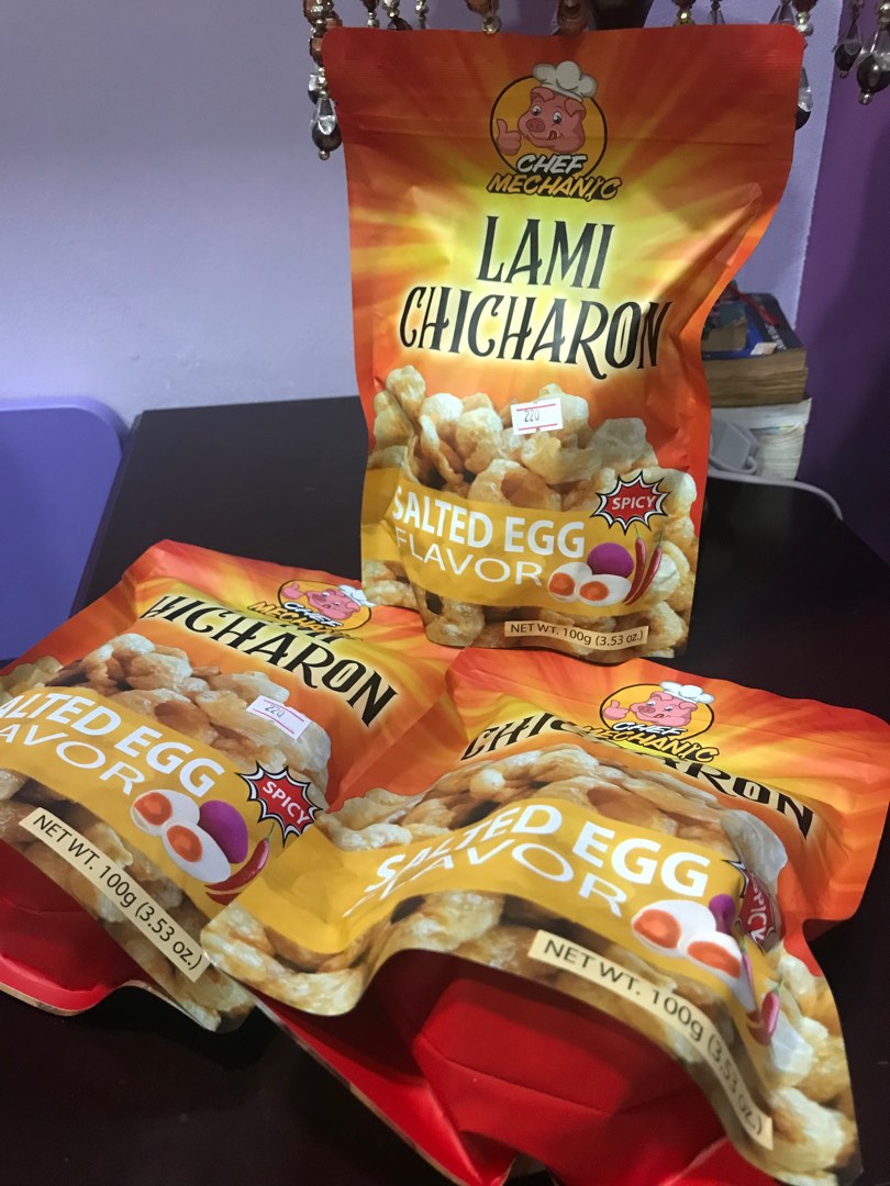Lami Chicharon (Salted Egg Flavor, Spicy), Food & Drinks, Other Food ...