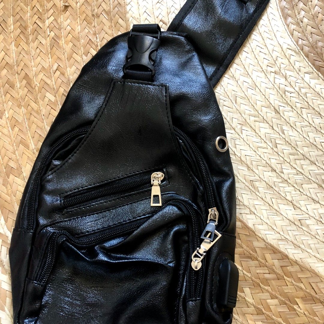 Leather Bodybag, Men's Fashion, Bags, Belt bags, Clutches and Pouches ...