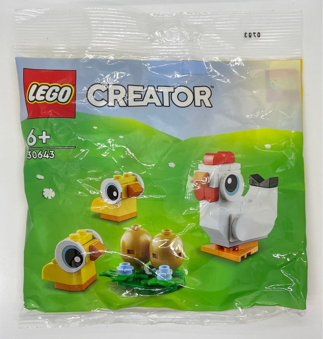 LEGO 30643 Creator Series - Easter Chickens Polybag, 興趣及遊戲, 玩具 & 遊戲類 ...