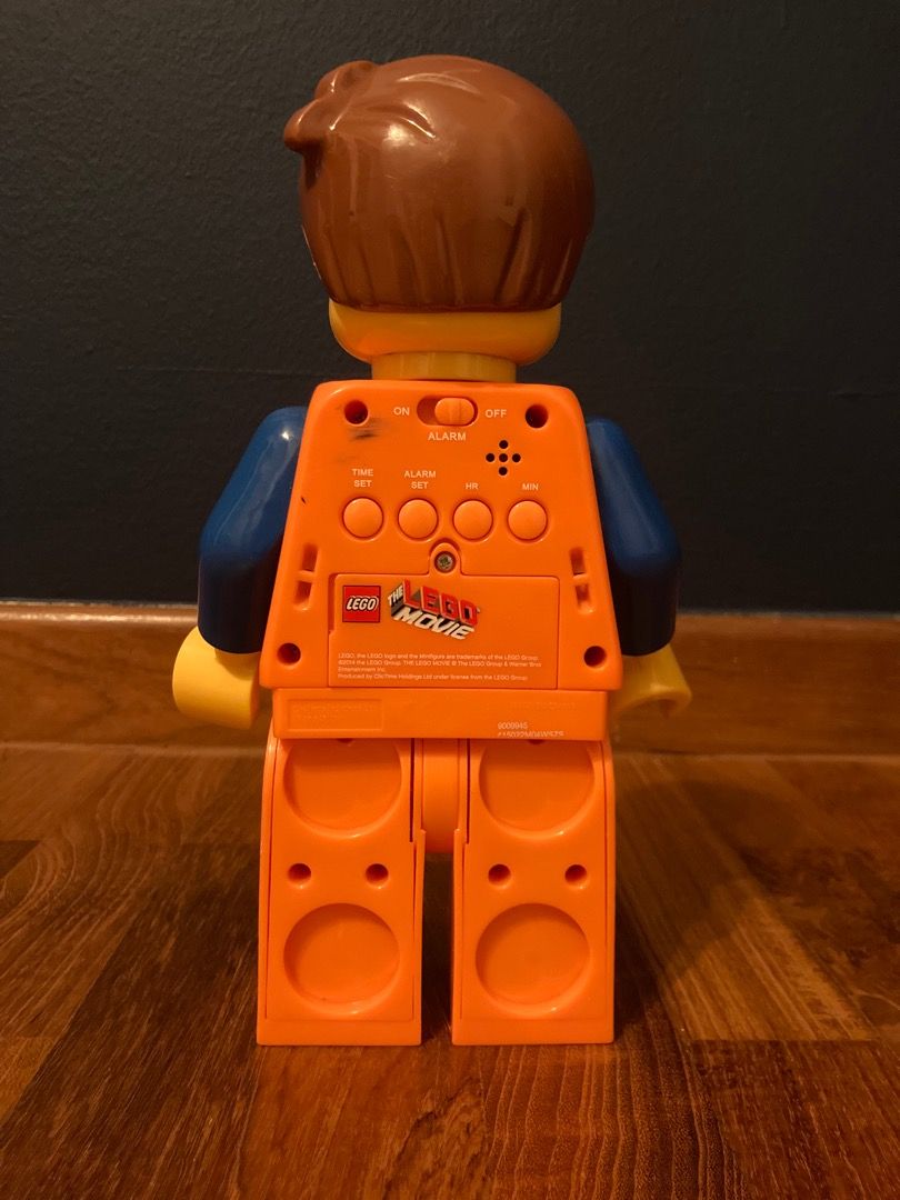 Lego Movie Emmet Alarm Clock, Furniture & Home Living, Home Decor ...