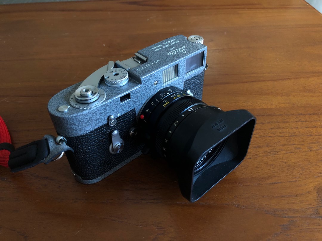 Leica m2 hammertone repaint, Photography, Cameras on Carousell