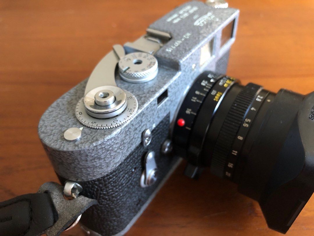 Leica m2 hammertone repaint, Photography, Cameras on Carousell