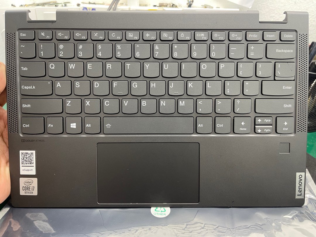 Lenovo Yoga C640-13IML uppercase with keyboard, Computers & Tech ...