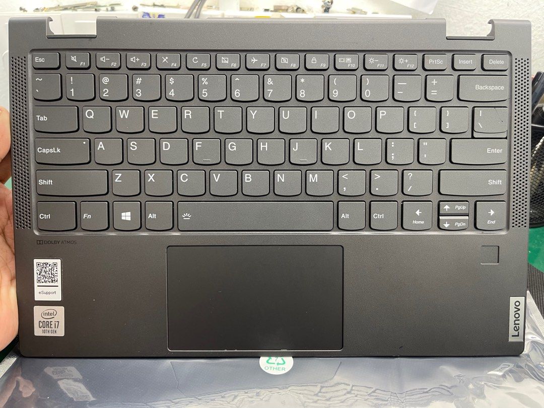 Lenovo Yoga C640-13IML uppercase with keyboard, Computers & Tech ...