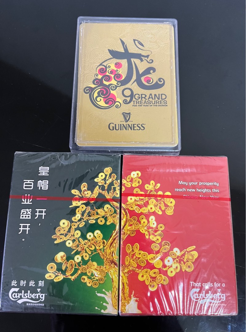 [LIMITED EDITION] Carlsberg & Guinness Playing Cards, Hobbies & Toys ...