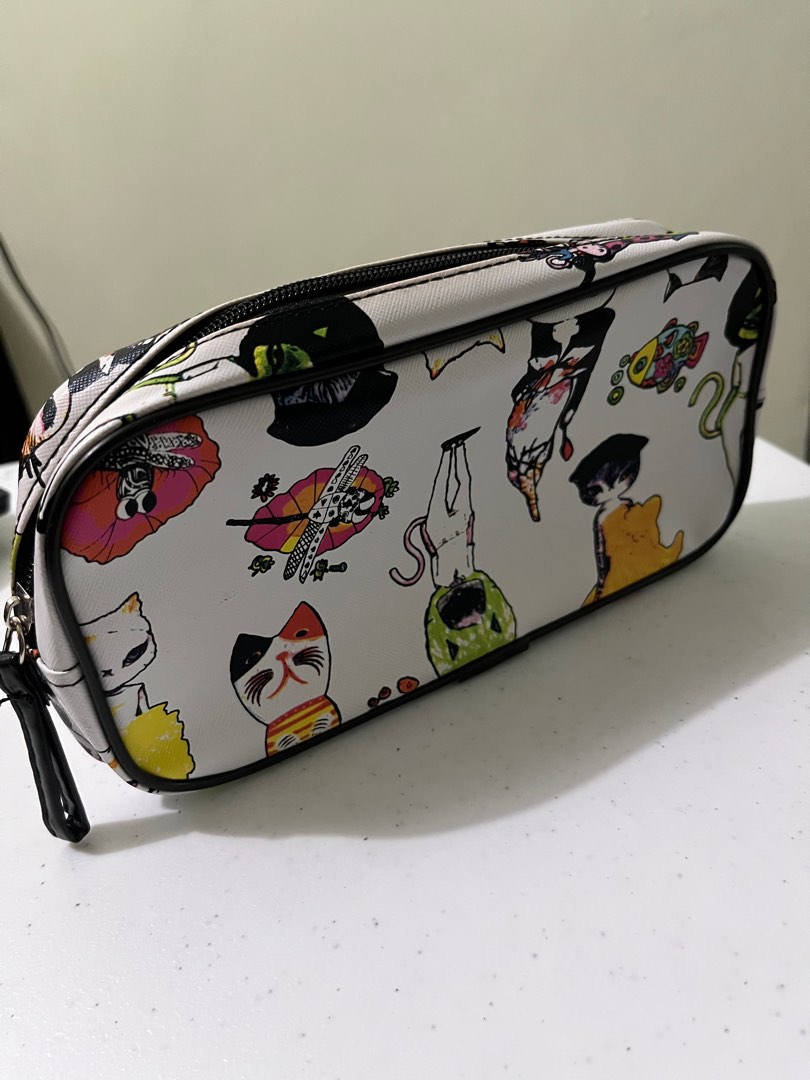 Long Pouch with Cat Design, Women's Fashion, Bags & Wallets, Purses ...