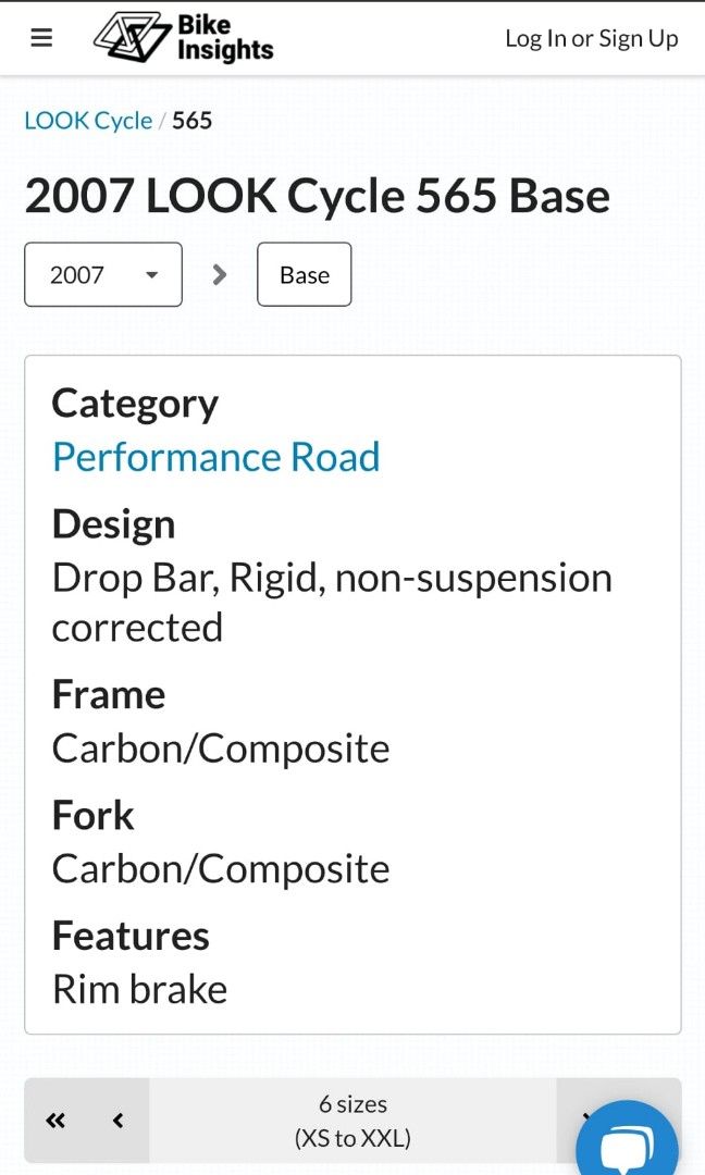 Look 565 Carbon Road bike, Sports Equipment, Bicycles & Parts, Bicycles ...