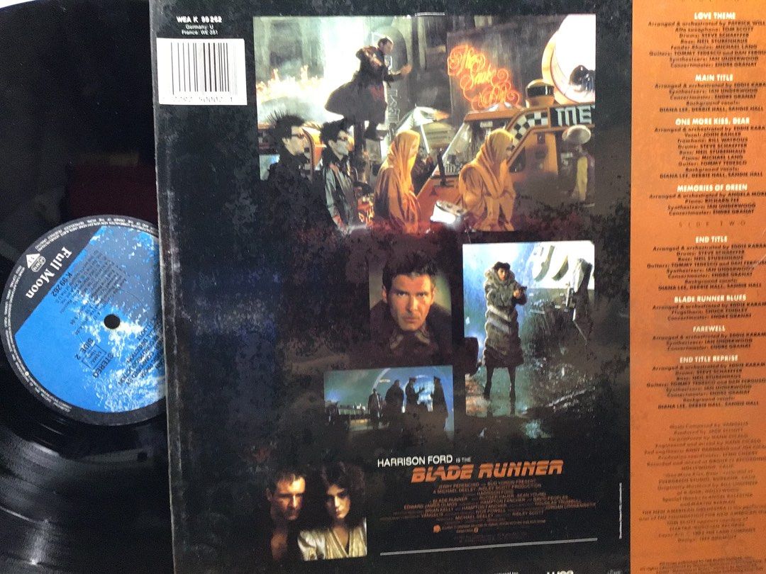 LP Blade Runner OST OOP VINYL RECORD Anubis Piring Hitam Soondtrack ...