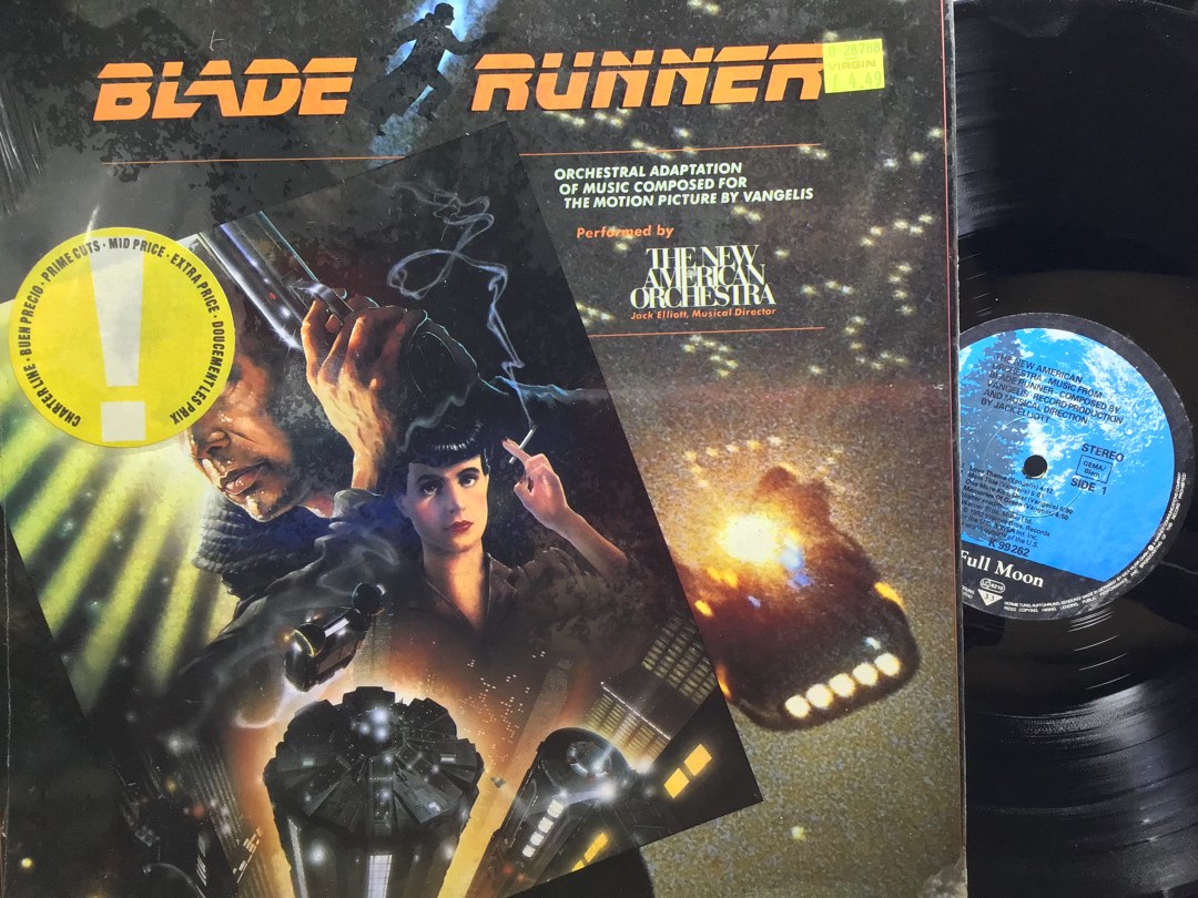 LP Blade Runner OST OOP VINYL RECORD Anubis Piring Hitam Soondtrack ...