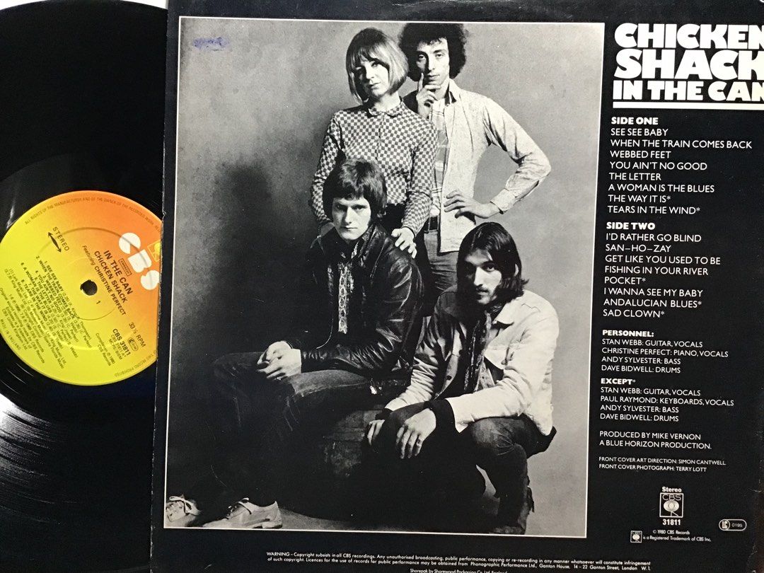 LP Chicken Shack - In the Can OOP VINYL RECORD Anubis Piring Hitam ...