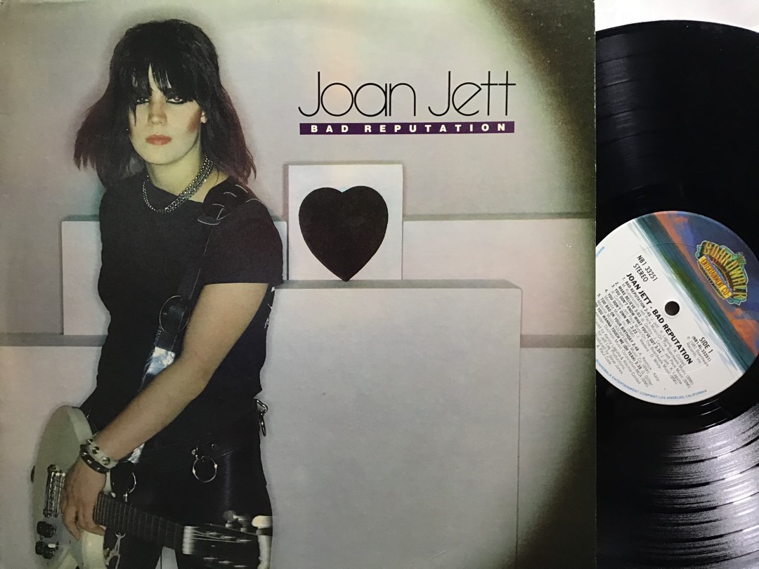 LP Joan Jett - Bad Reputation OOP USA VINYL RECORD Anubis Piring Hitam ...