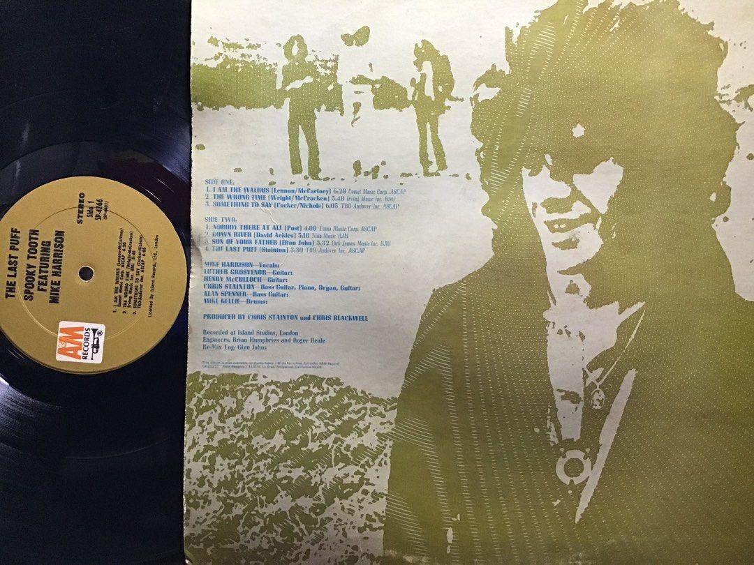 LP Spooky Tooth - The Last Puff OOP VINYL RECORD Anubis Piring Hitam ...