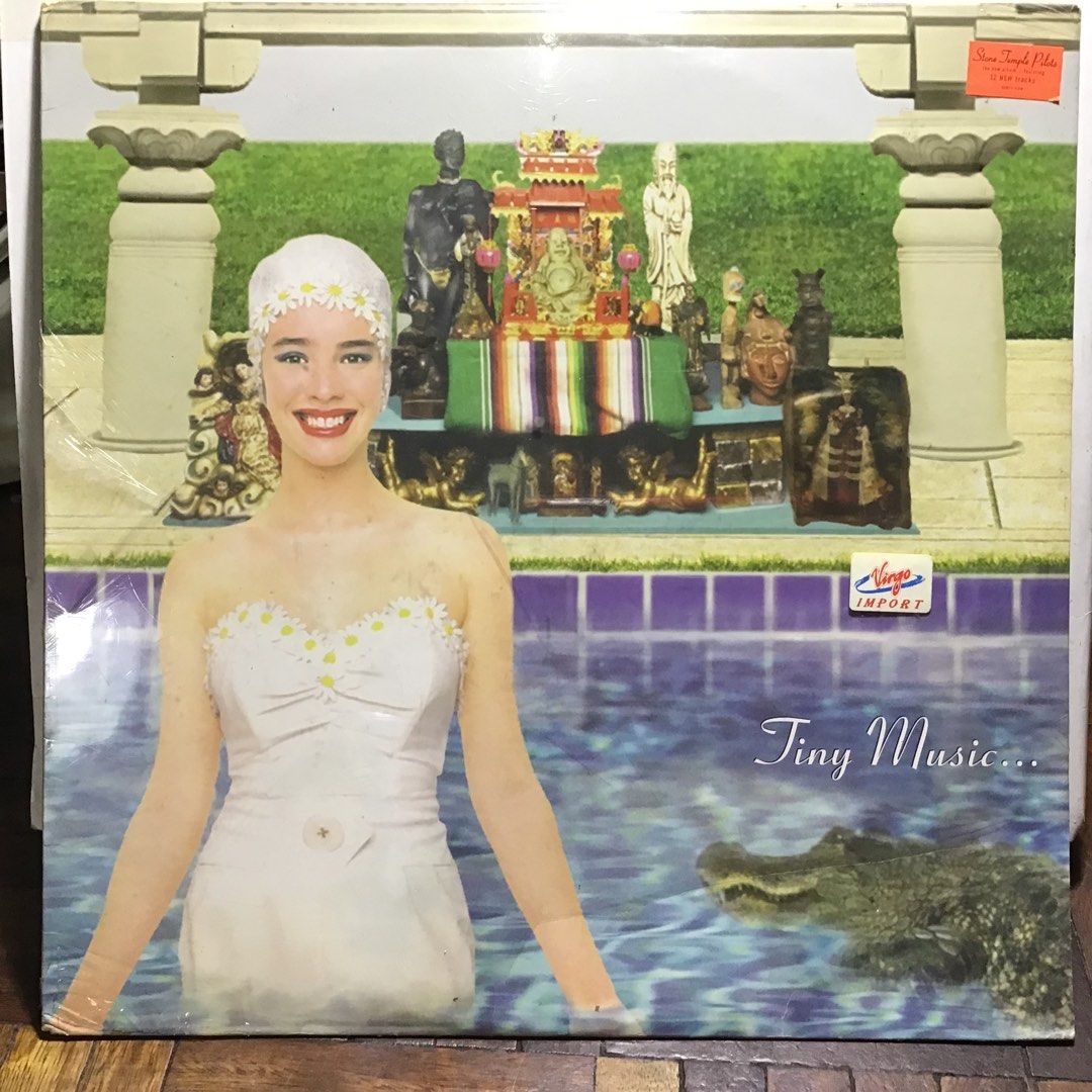 LP STP Stone Temple Pilots - Tiny Music OPP 1996 VINYL RECORD NOS Anubis Piring Hitam 90s Grunge ...