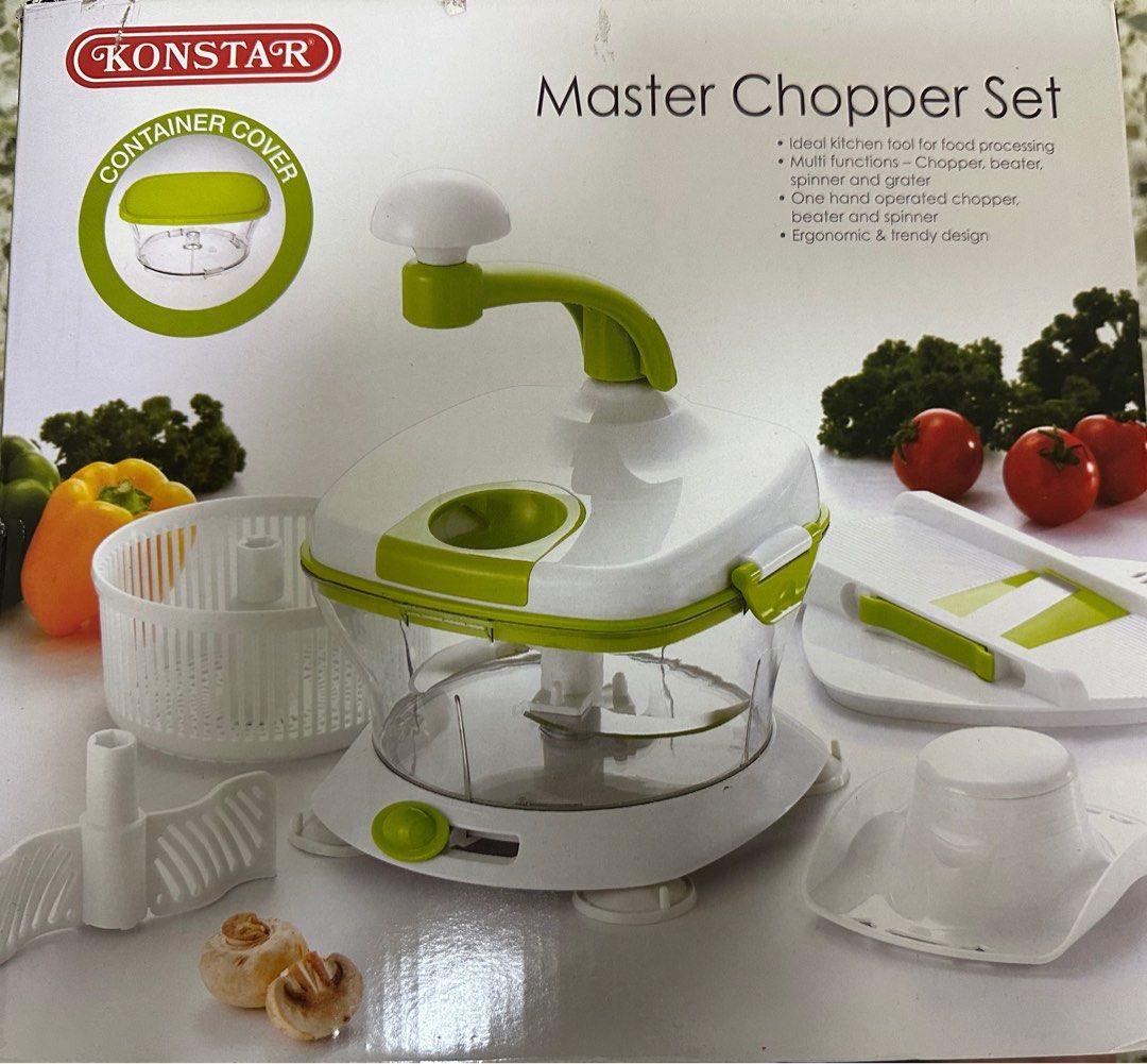 Master Chopper set : Chopper, Beater, Spinner and Grater, TV & Home ...