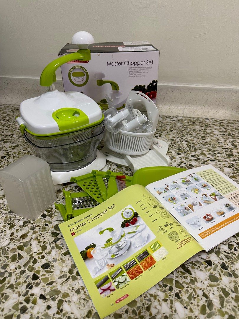 Master Chopper set : Chopper, Beater, Spinner and Grater, TV & Home ...