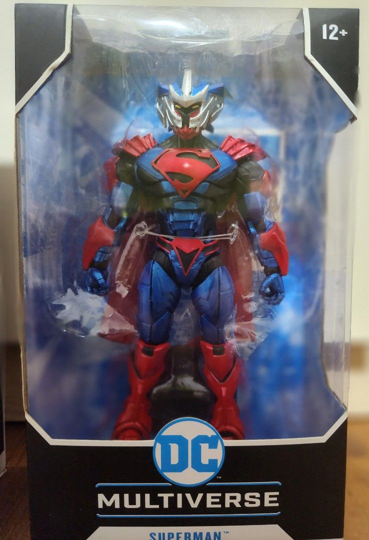 McFarlane DC Multiverse - Batman (Hellbat suit) & Superman (Unchained ...