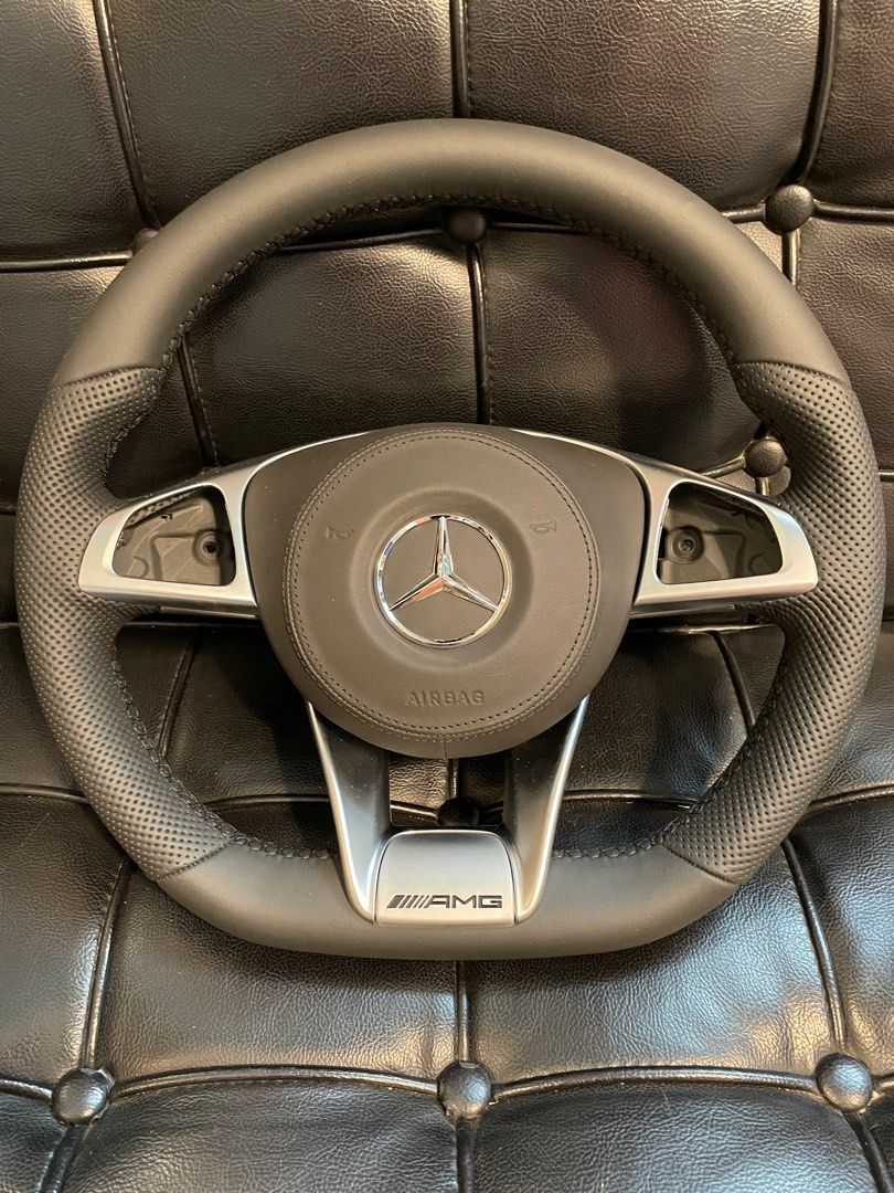 Mercedes AMG steering wheel, Car Accessories, Accessories on Carousell