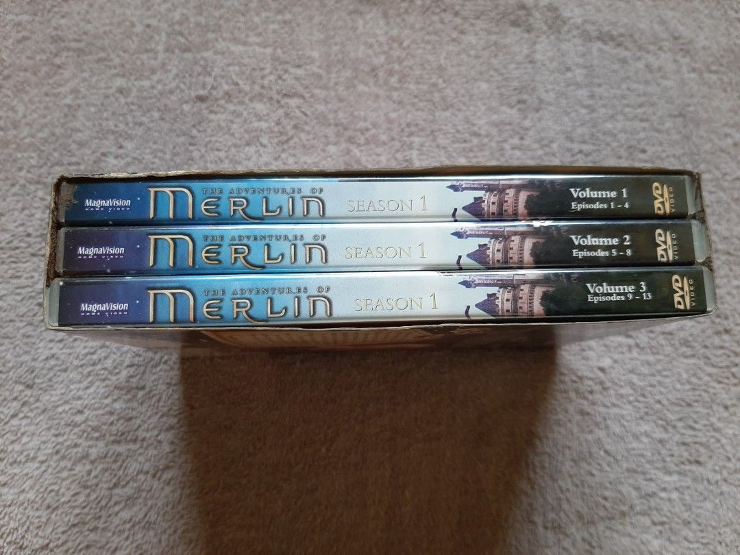 Merlin Series Season 1 DVD Box Set, Hobbies & Toys, Music & Media, CDs ...