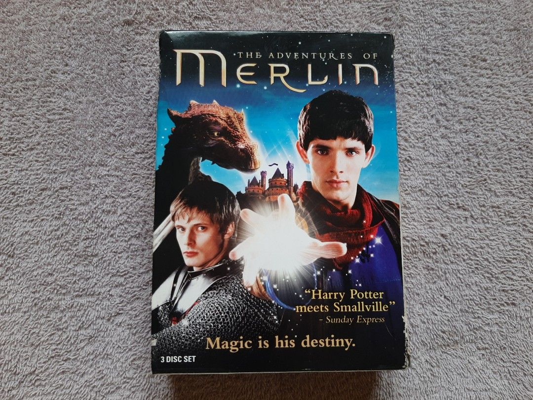 Merlin Series Season 1 DVD Box Set, Hobbies & Toys, Music & Media, CDs ...