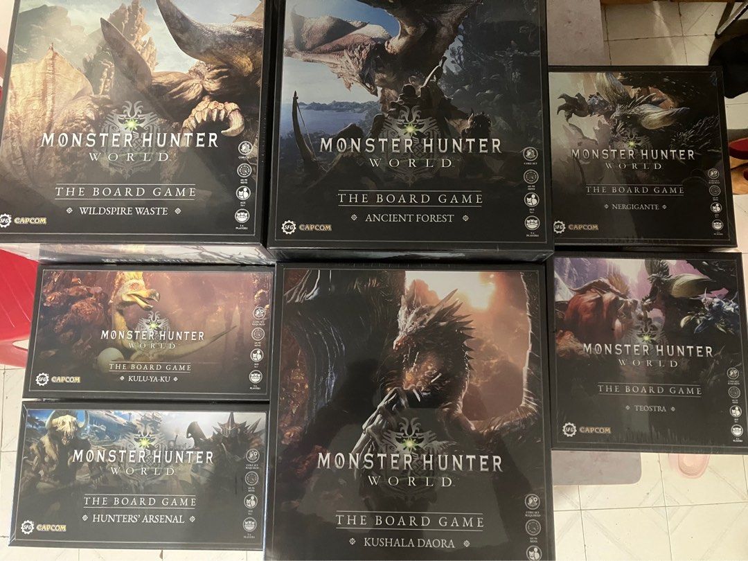 MHW board game, 興趣及遊戲, 玩具 & 遊戲類 - Carousell