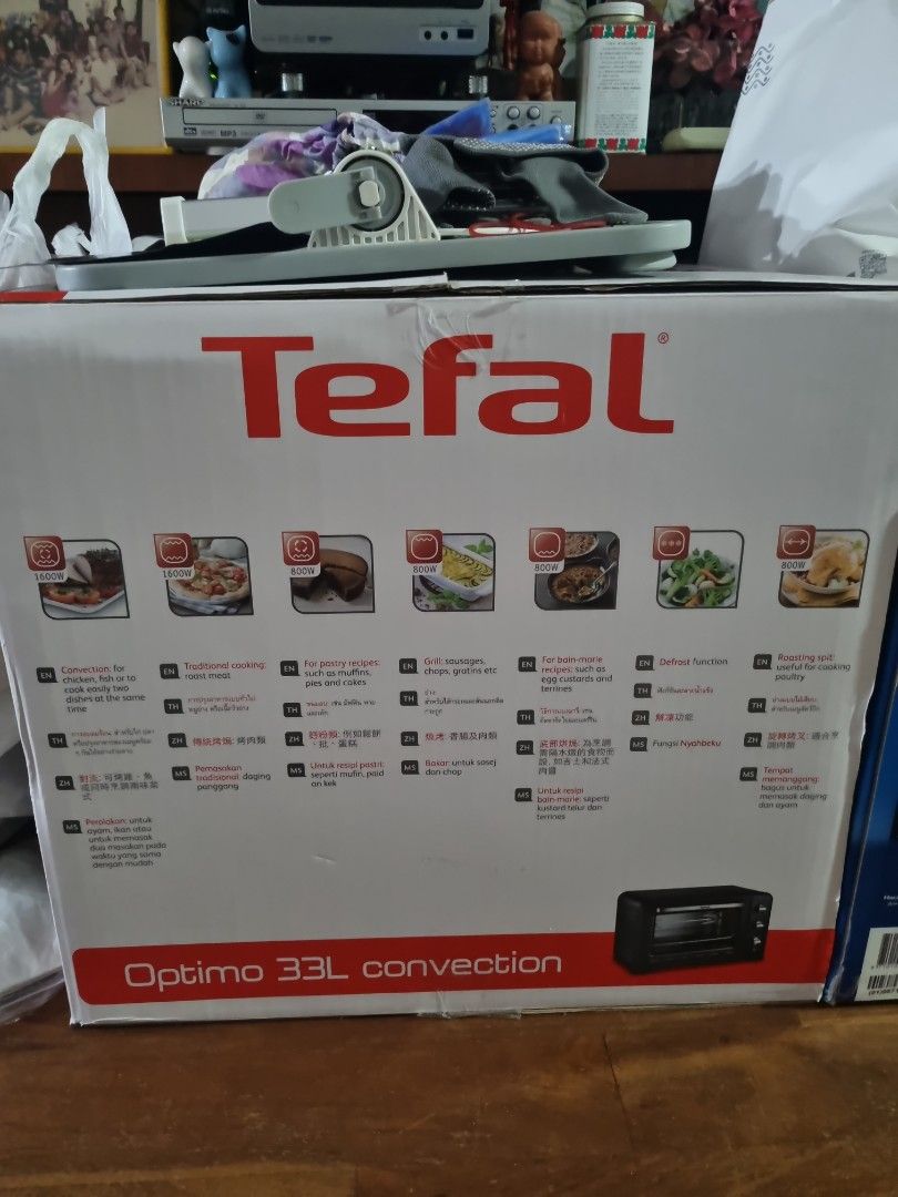 Microwave Tefal Optimo 33L convection, TV & Home Appliances, Kitchen ...