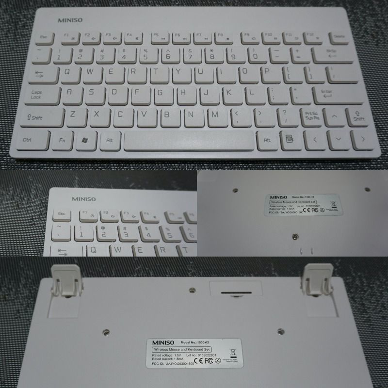 Miniso Wireless Keyboard White Computers And Tech Parts And Accessories Computer Keyboard On