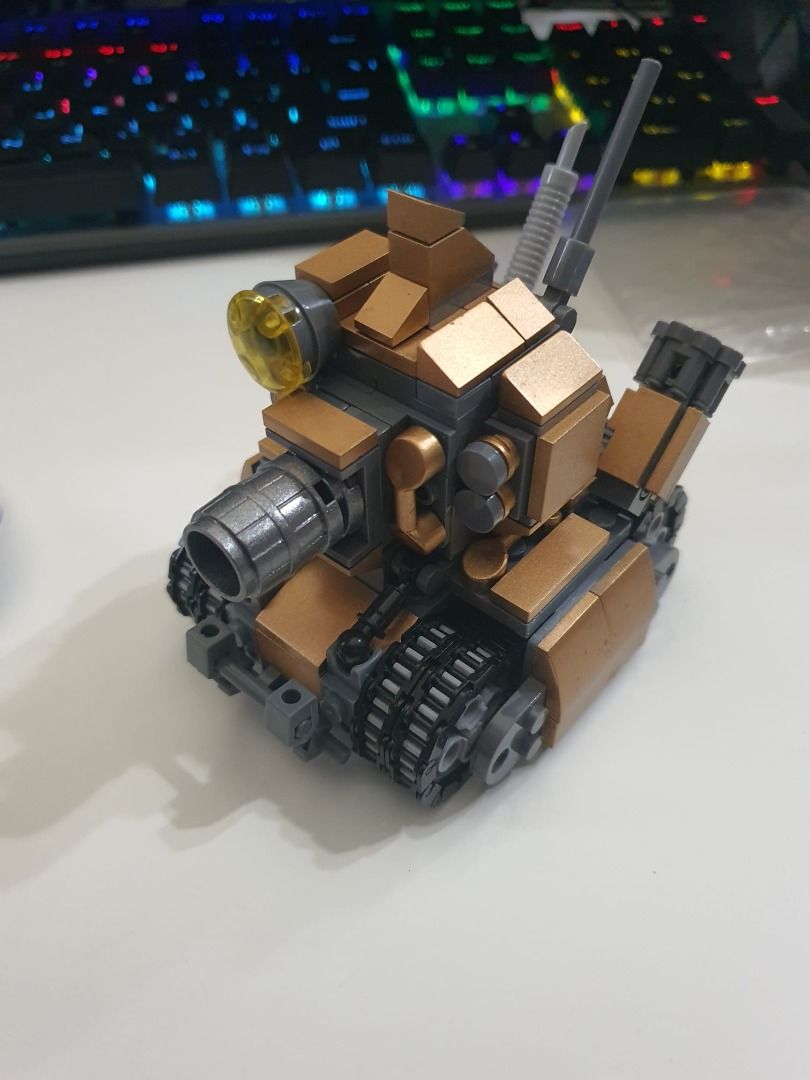MOC LEGO compatible compact tank. Metal Slug inspired design, Hobbies ...