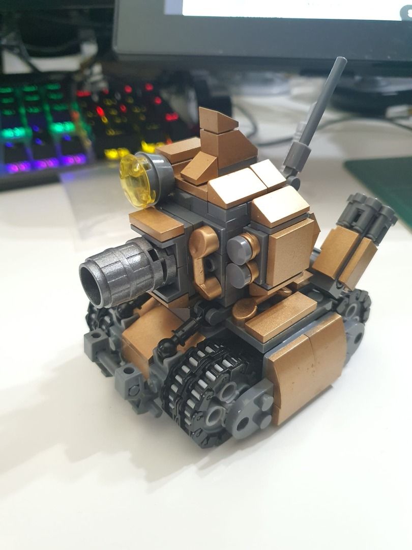 MOC LEGO compatible compact tank. Metal Slug inspired design, Hobbies ...