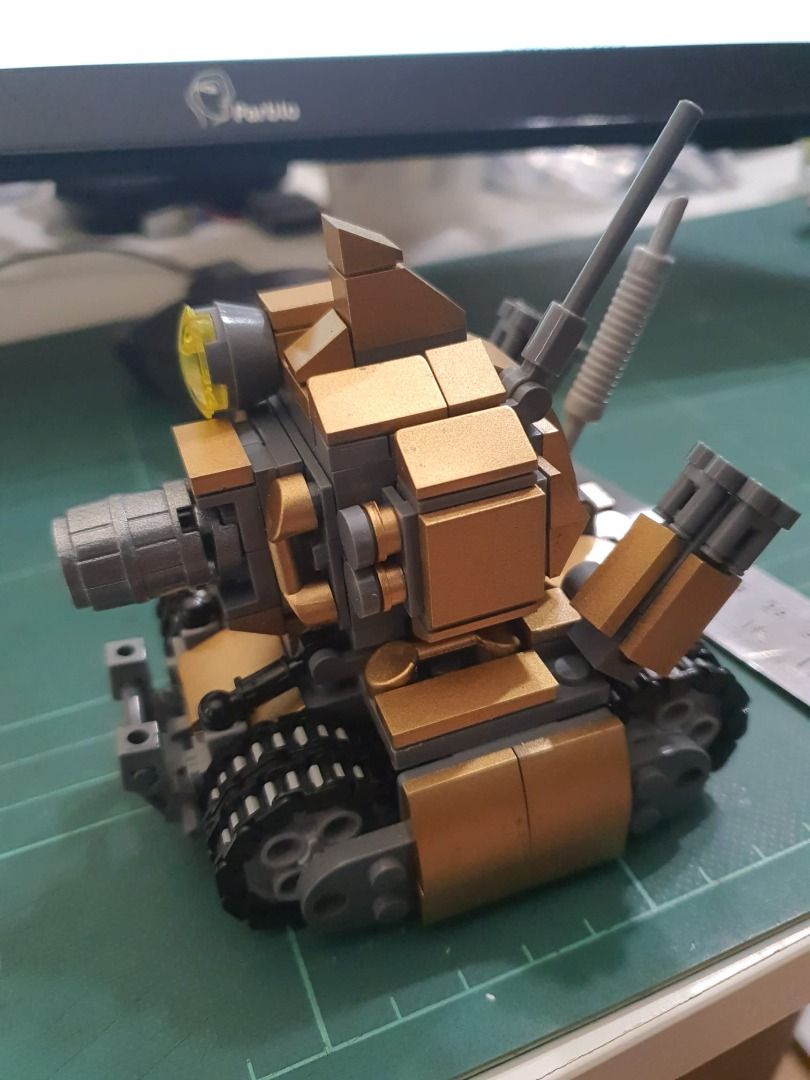MOC LEGO compatible compact tank. Metal Slug inspired design, Hobbies ...