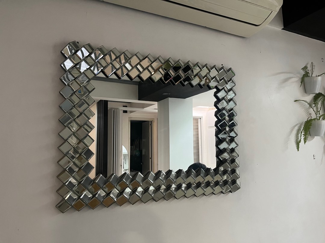 Modern mirror, Furniture & Home Living, Home Decor, Mirrors on Carousell