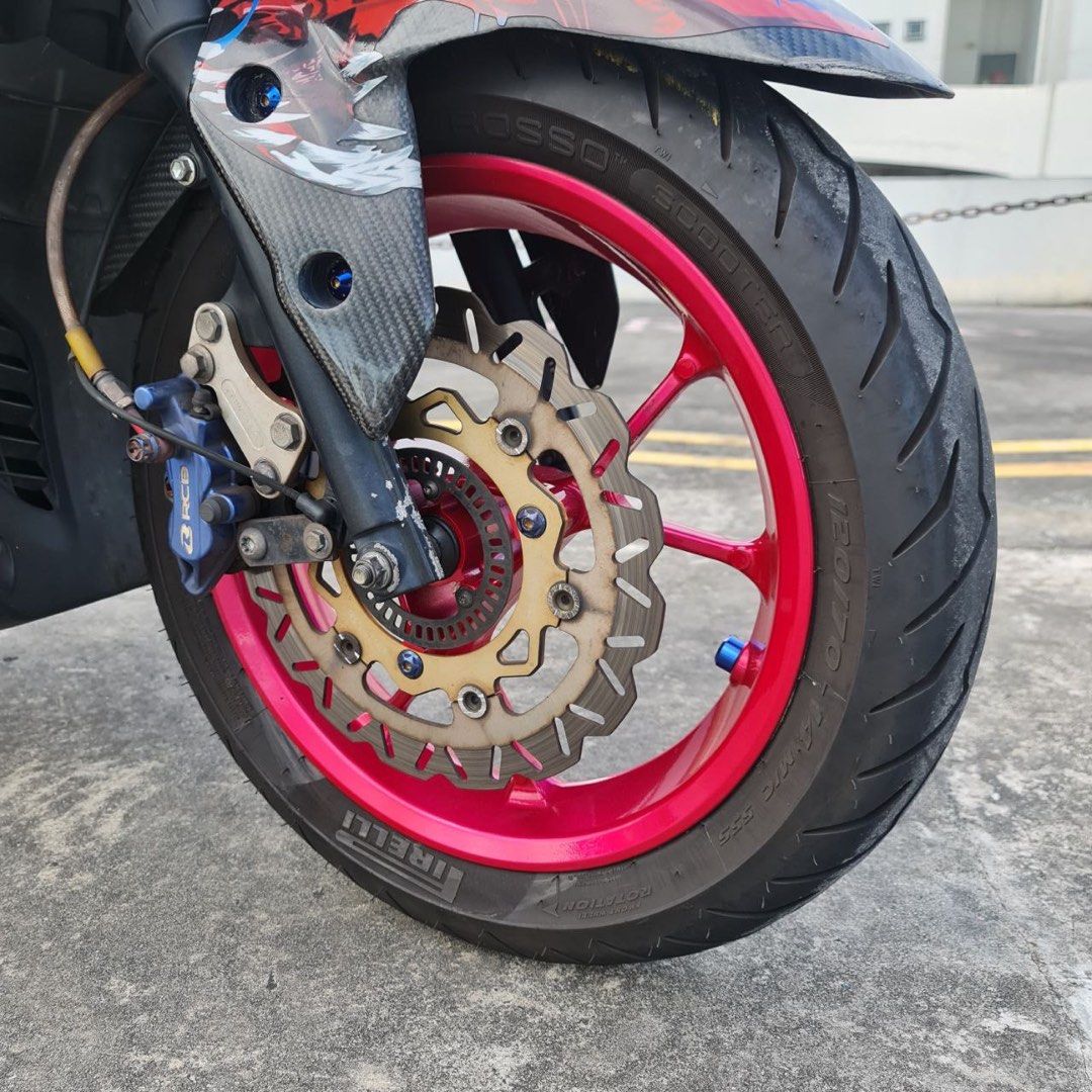 Motorcycle Coverset & Rims Spray Painting - Yamaha Aerox 155 ...