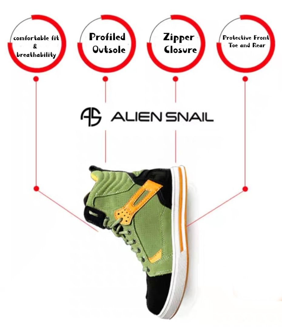 Motorcycle riding boots (Alien Snail), Motorcycles, Motorcycle Apparel ...