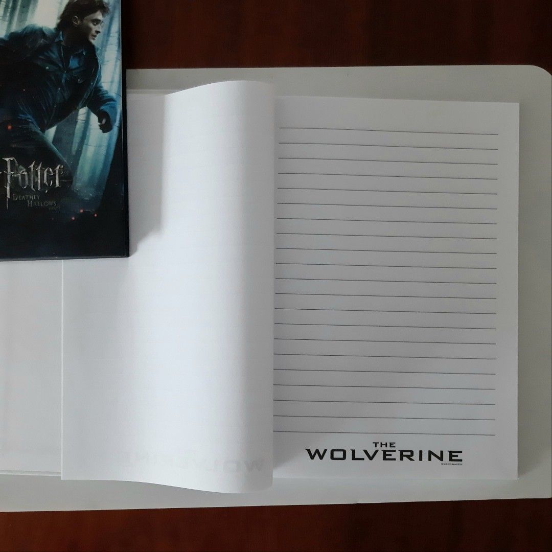 Movie Hard Cover Note book Harry Potter Wolverine, Hobbies & Toys ...