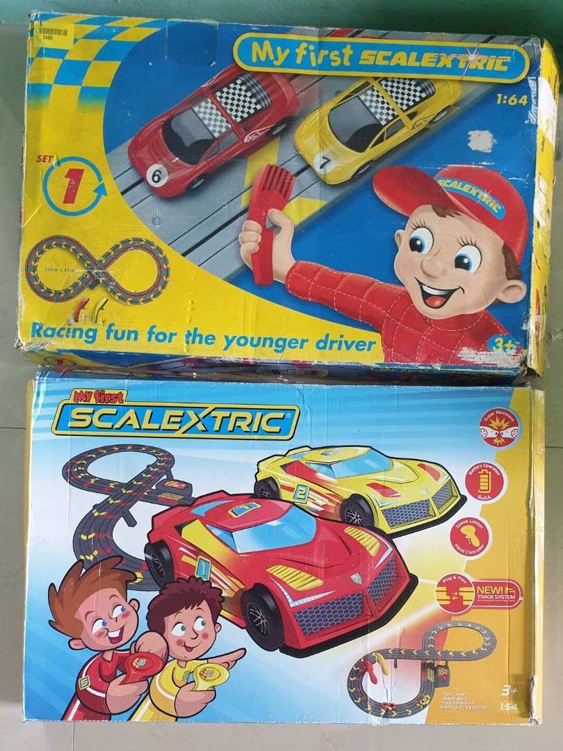 My 1st Scalextric car racing set, Hobbies & Toys, Toys & Games on Carousell