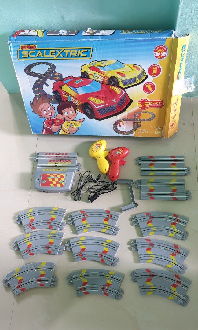 My 1st Scalextric car racing set, Hobbies & Toys, Toys & Games on Carousell