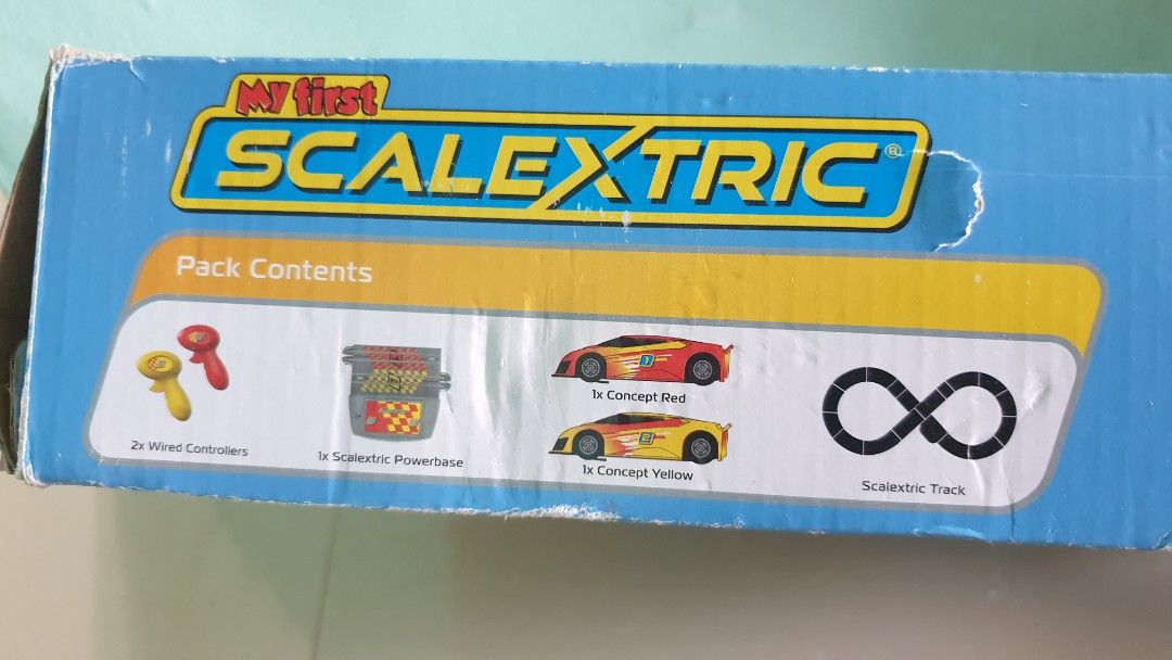 My 1st Scalextric car racing set, Hobbies & Toys, Toys & Games on Carousell
