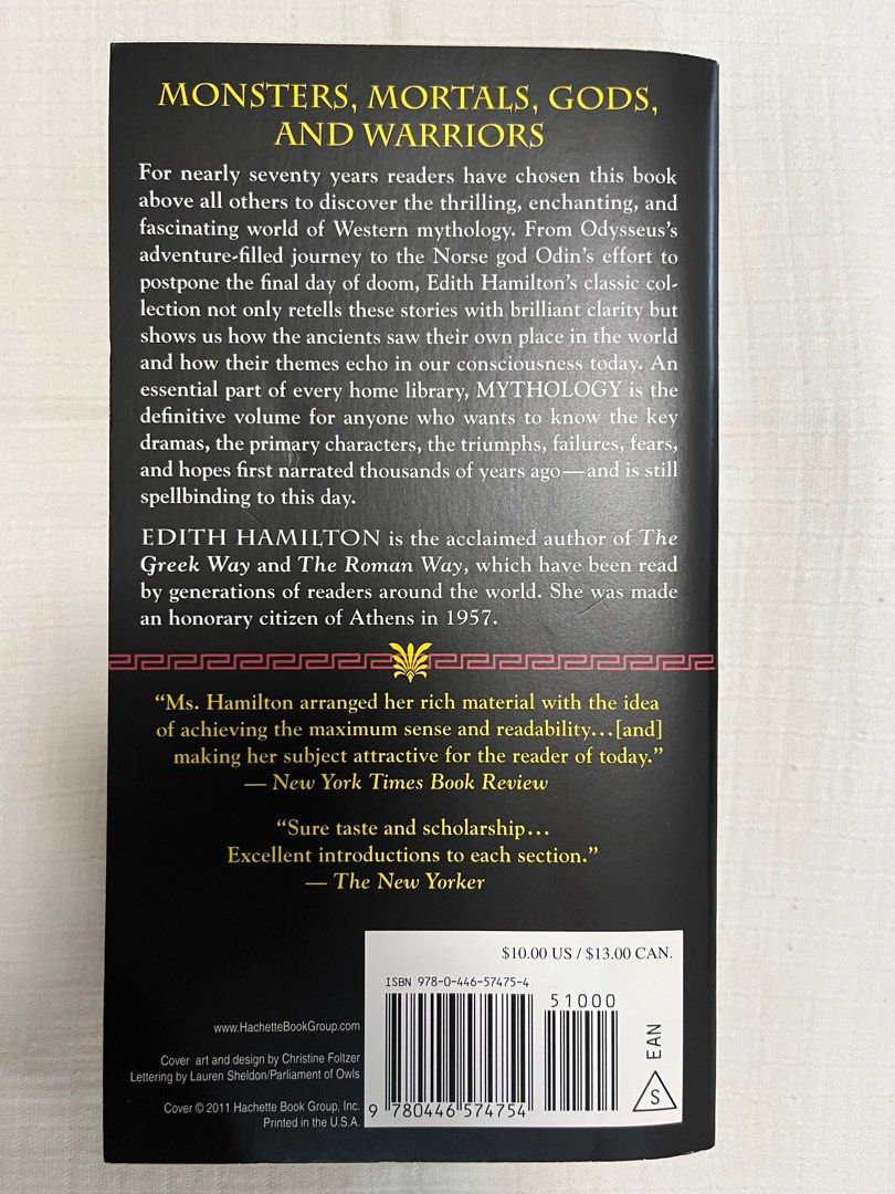 Mythology: Timeless Tales of Gods and Heroes, 75th Anniversary ...