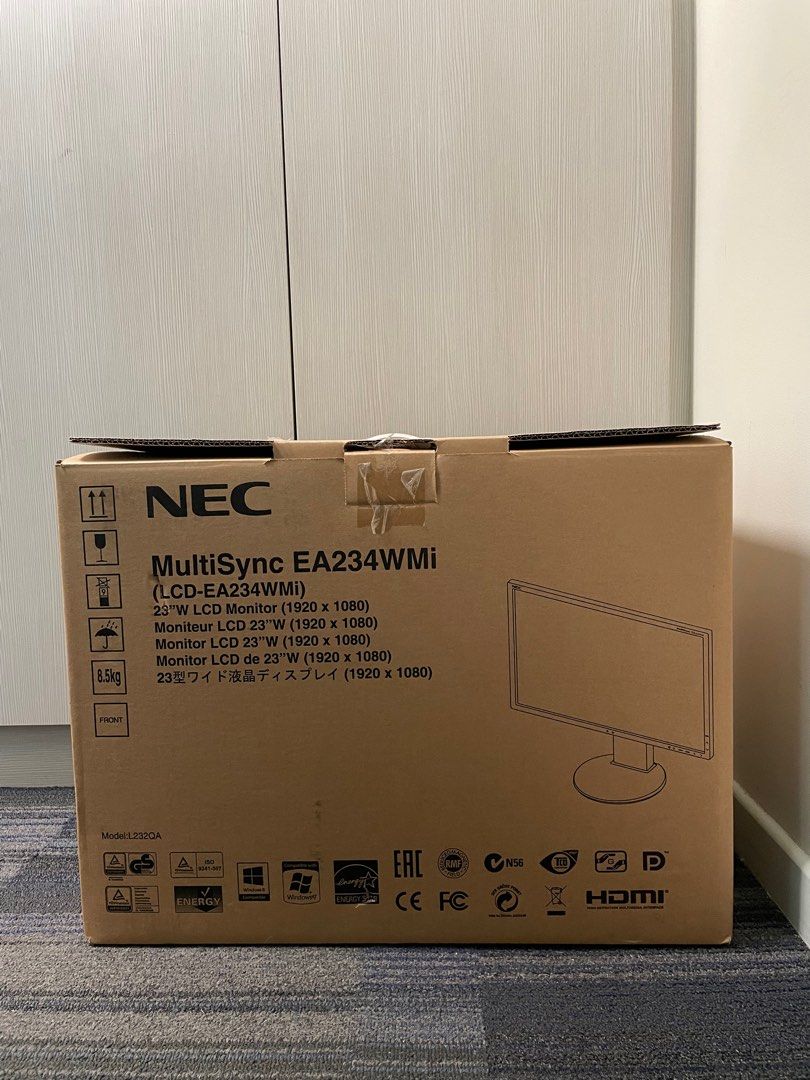 NEC MultiSync EA234WMi 23-inch 1920x1080, Computers & Tech, Parts ...