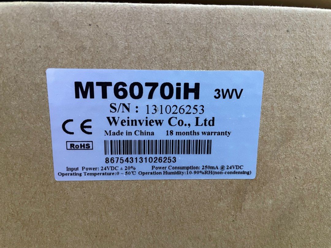 New HMI WEINTEK WEINVIEW MT6070ih 3WV, Computers & Tech, Parts ...